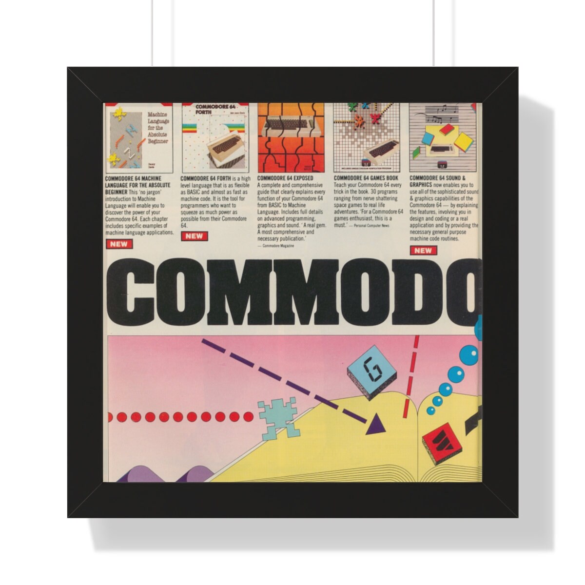 Framed Commodore 64 Poster Commodore 64 Fine Art Print - Etsy