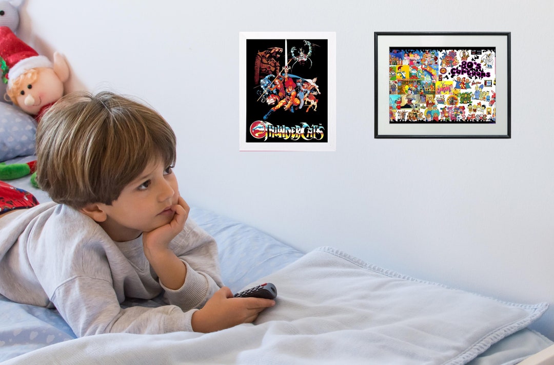 1980's Saturday Morning Cartoons Collage Wall Decor Print It Frame It ...