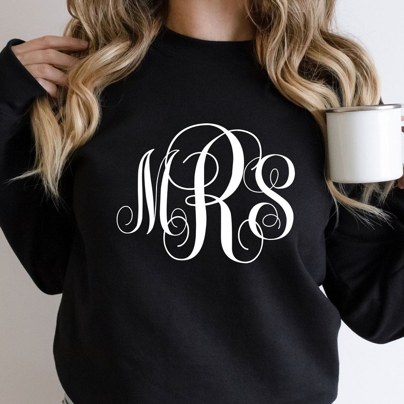 Monogram Sweatshirt - Etsy