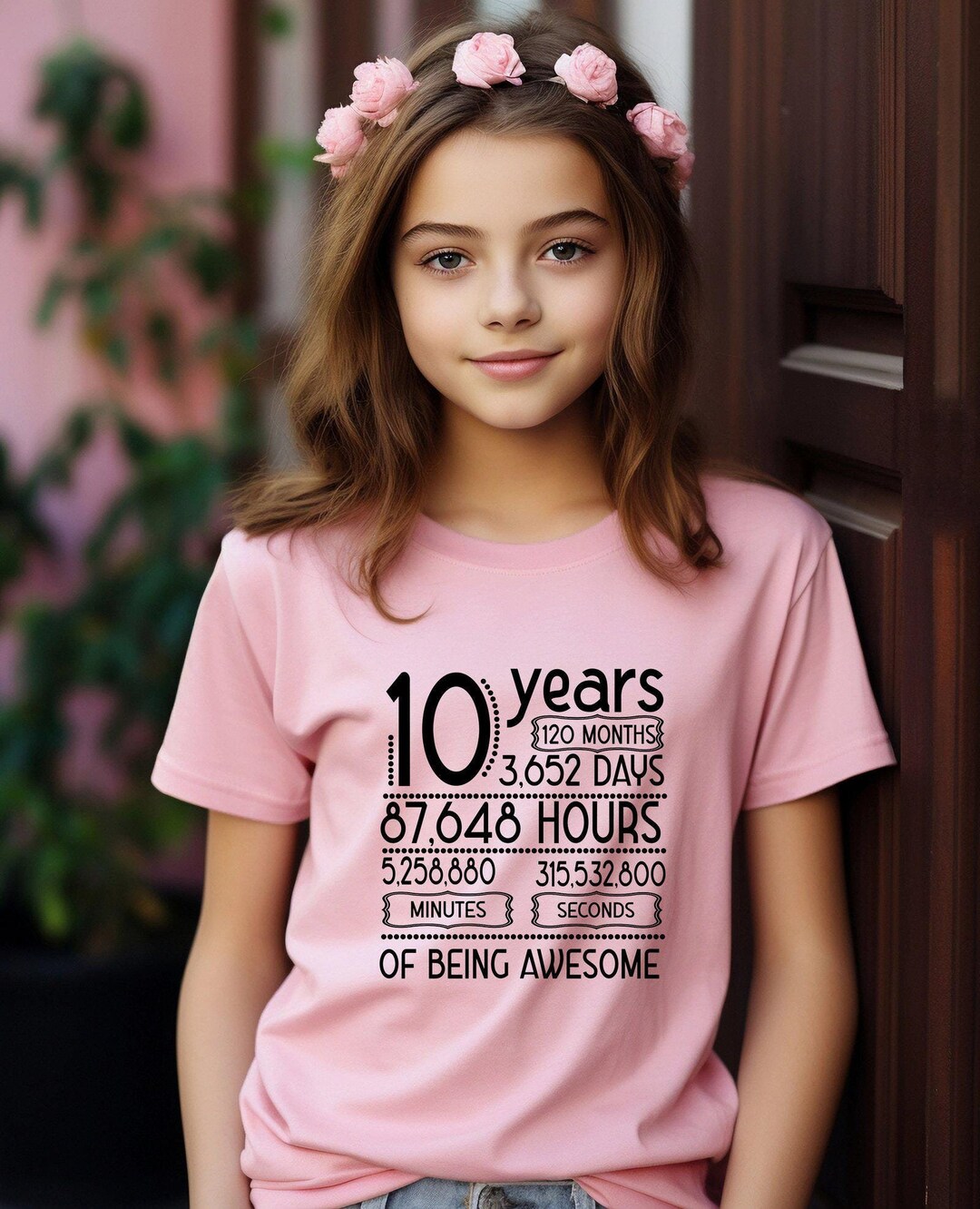 Ten Birthday Shirt, Hello Ten Shirt for Birthday Party, 10 Ten Years of ...