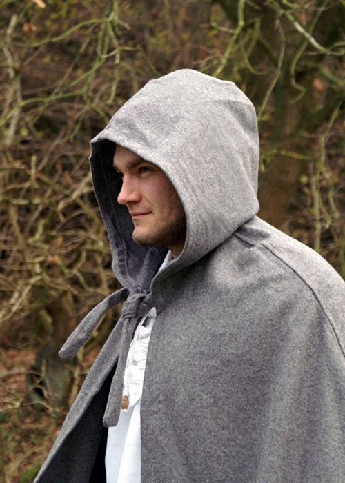 Heavy Medieval Cape With Hood Various Colors - Etsy