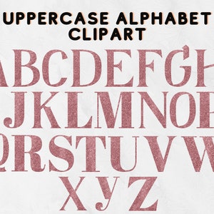 Pink Glitter Alphabet PNG Clipart, Sparkle Letters, Upper/lowercase ...