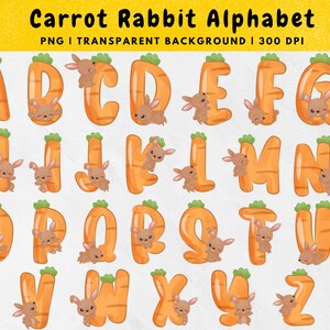 5 Set Alphabets Clipart, Happy Easter, Bundles of Alphabet PNG Daisy ...