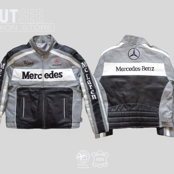 Leather F1 Jacket - Etsy