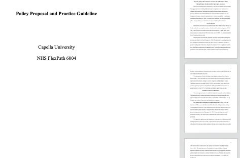 Bundle 1 of 2: Capella RN-MSN Flexpath Complete Sample Papers of First ...