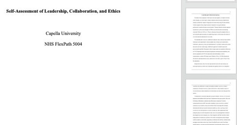 Bundle 1 of 2: Capella RN-MSN Flexpath Complete Sample Papers of First ...