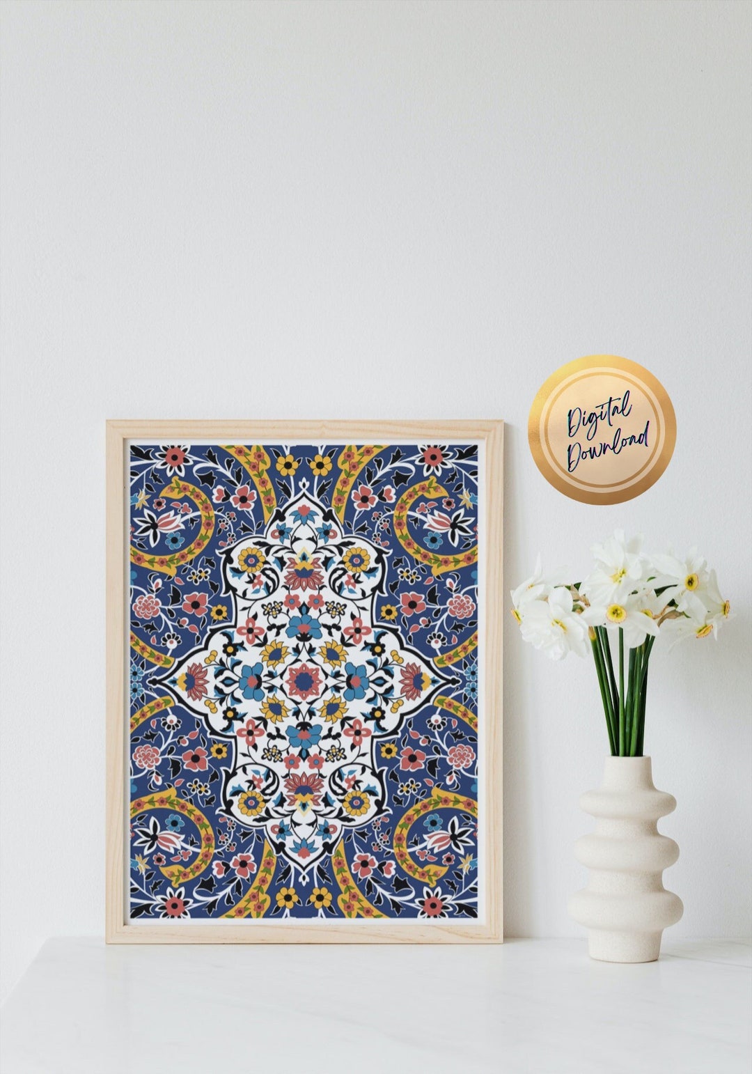Islamic Wall Art Print, Printable Wall Art, Digital Download: Persian ...