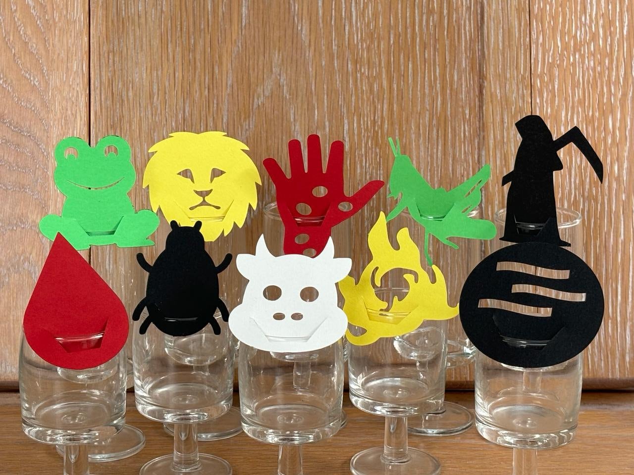 10 Plague Glass Decor | Pesach (passover) Glass Decor - Etsy