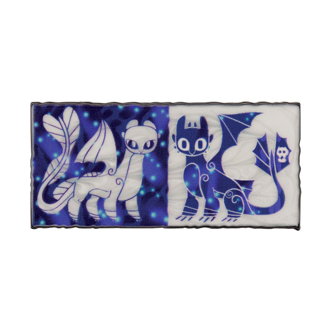 How to Train Your Dragon Toothless/light Fury Enamel Pin Badge - Etsy