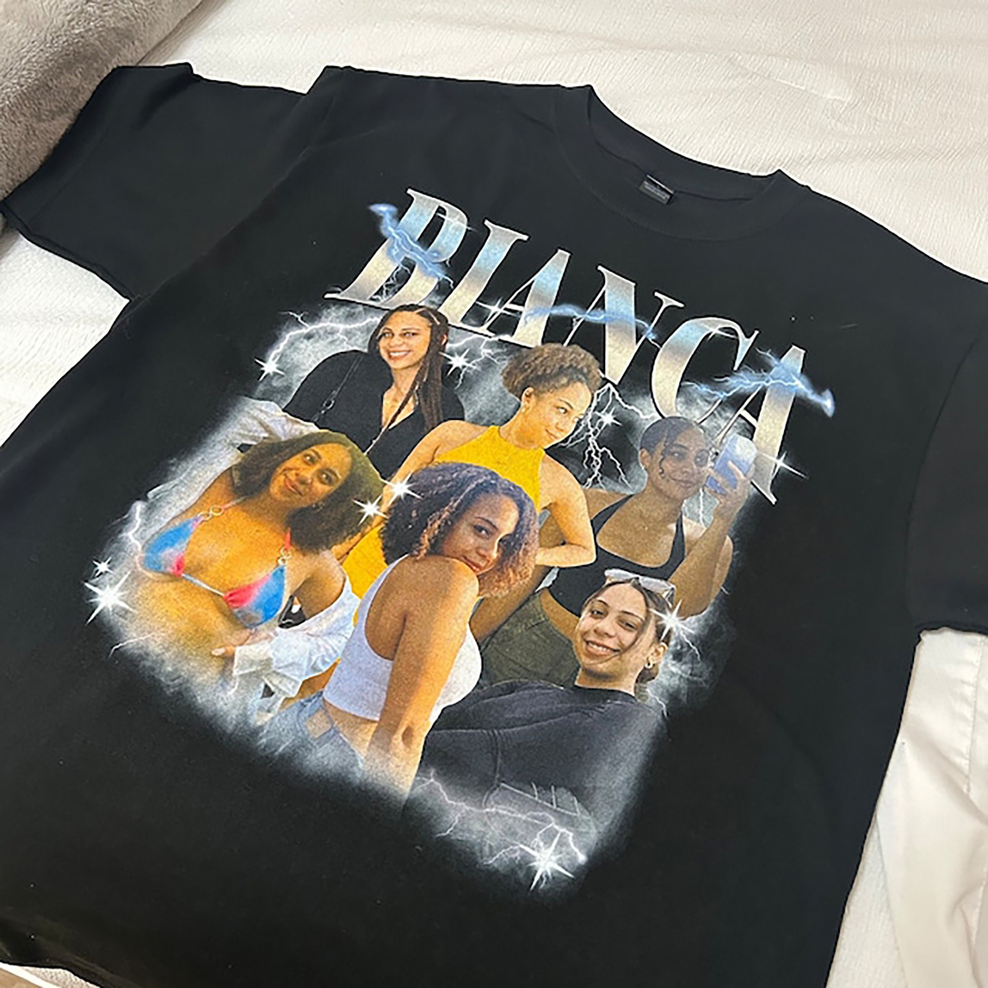 Custom Bootleg Rap Tee, Custom Photo - Vintage Graphic 90s Tshirt sold ...