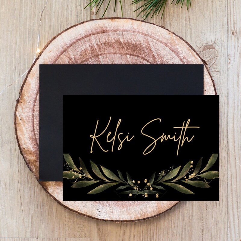 Christmas Place Card - Etsy