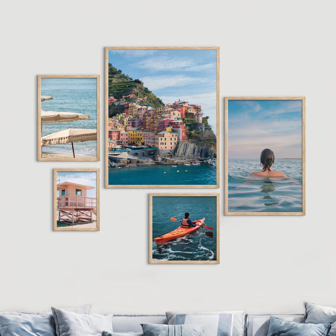 Oak Frame Modern, A3 Oak Frame,wedding Gallery Wall Frame ,beach ...