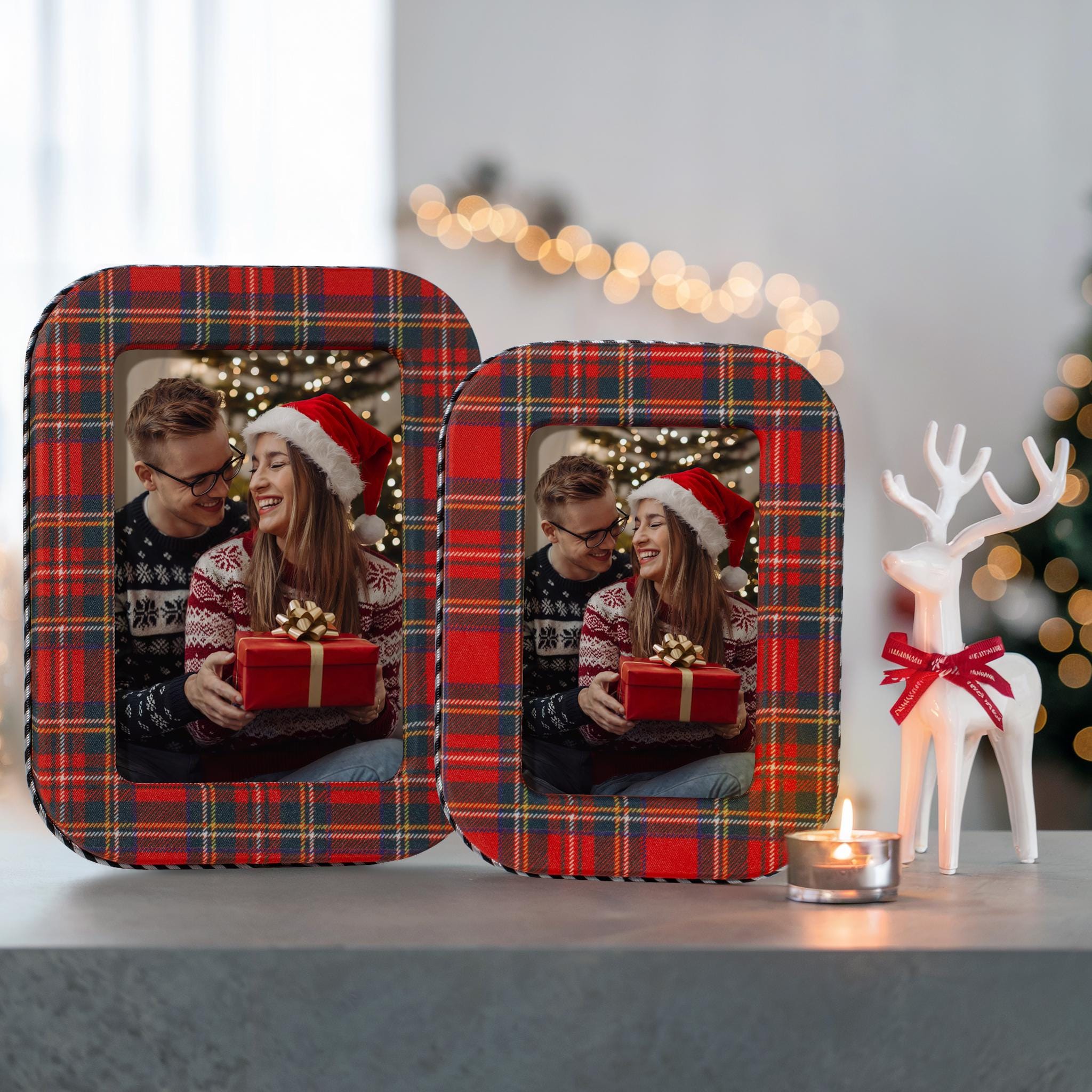 Vintage Red Frames,4x6,5x7in Wood Photo Frame, Classical Picture ...