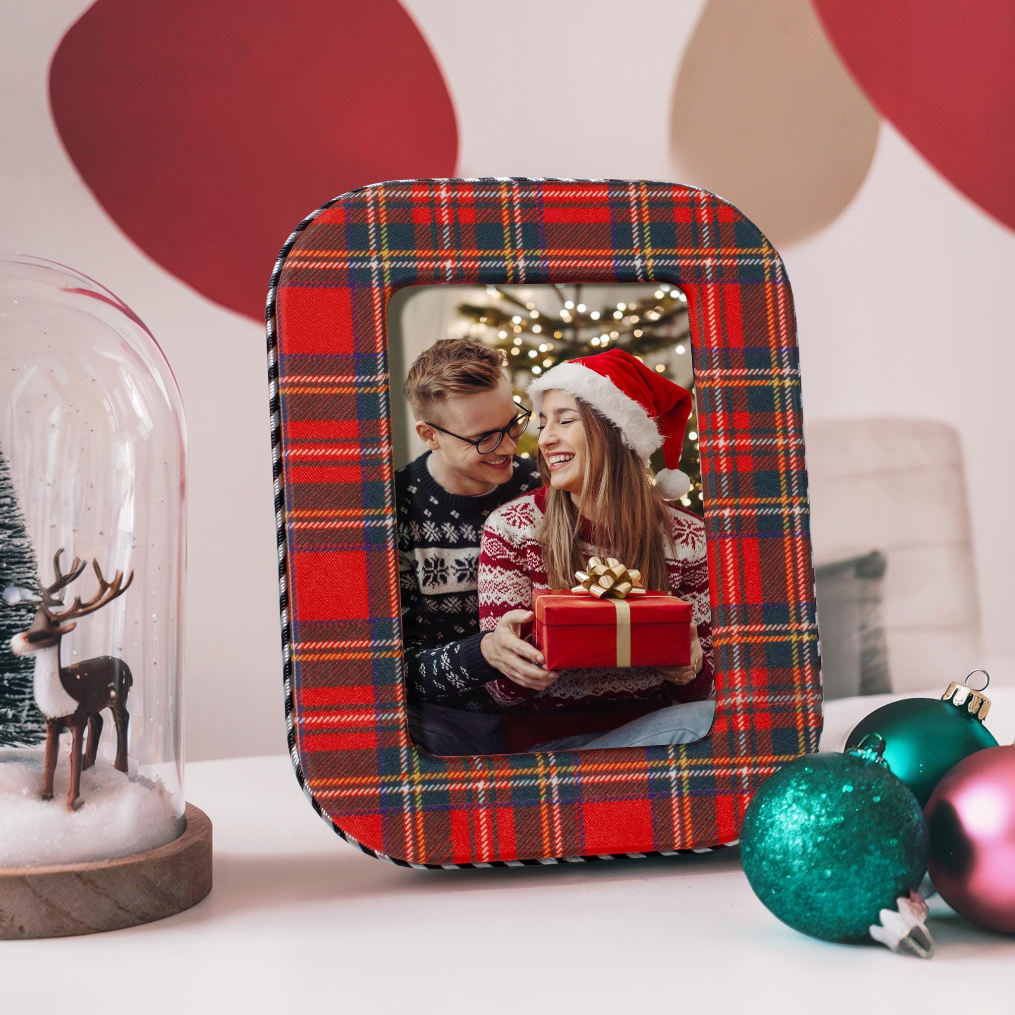 Vintage Red Frames,4x6,5x7in Wood Photo Frame, Classical Picture ...