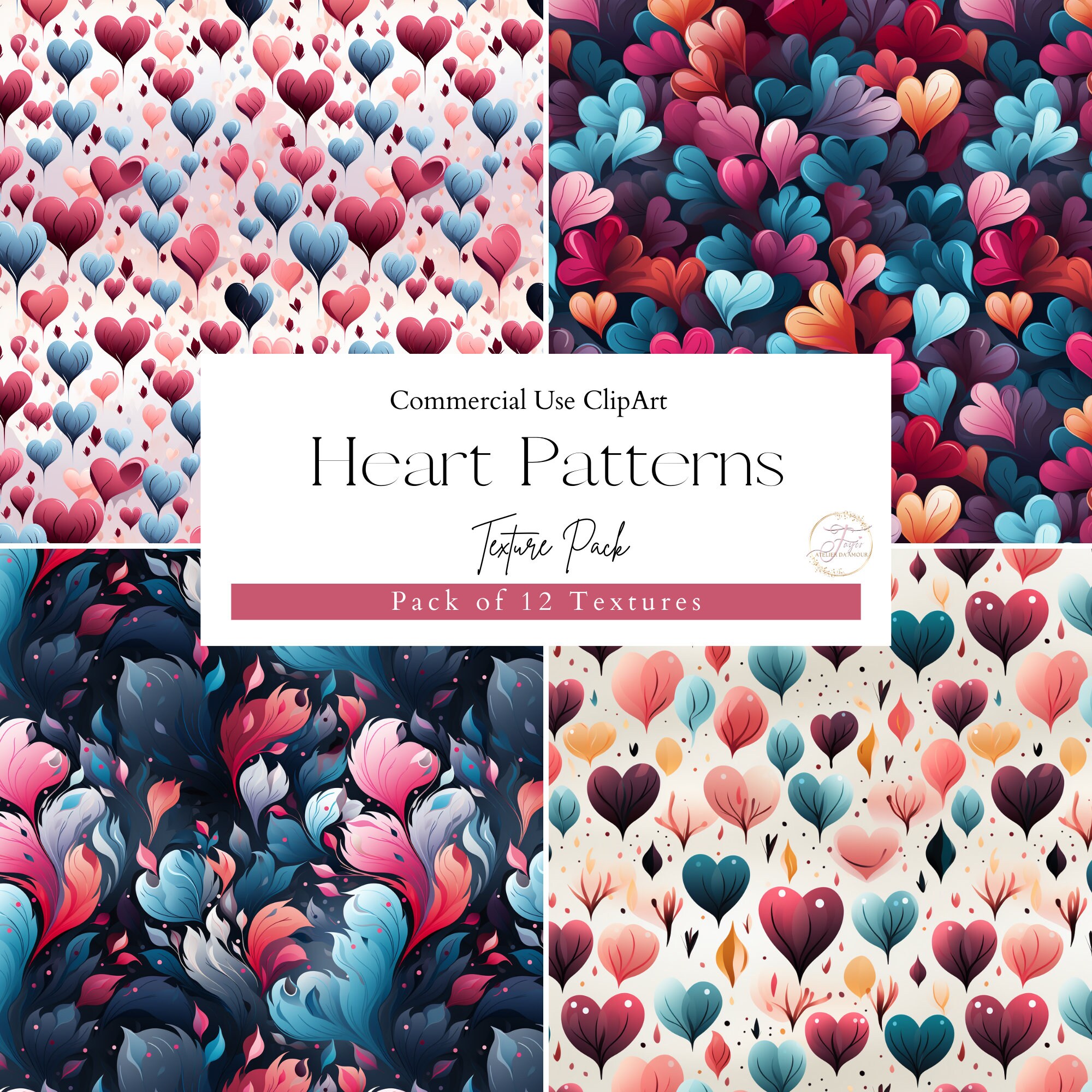 Hearts Backgrounds, PNG, Hearts Pattern, Hearts PNG, Hearts Wrapping ...