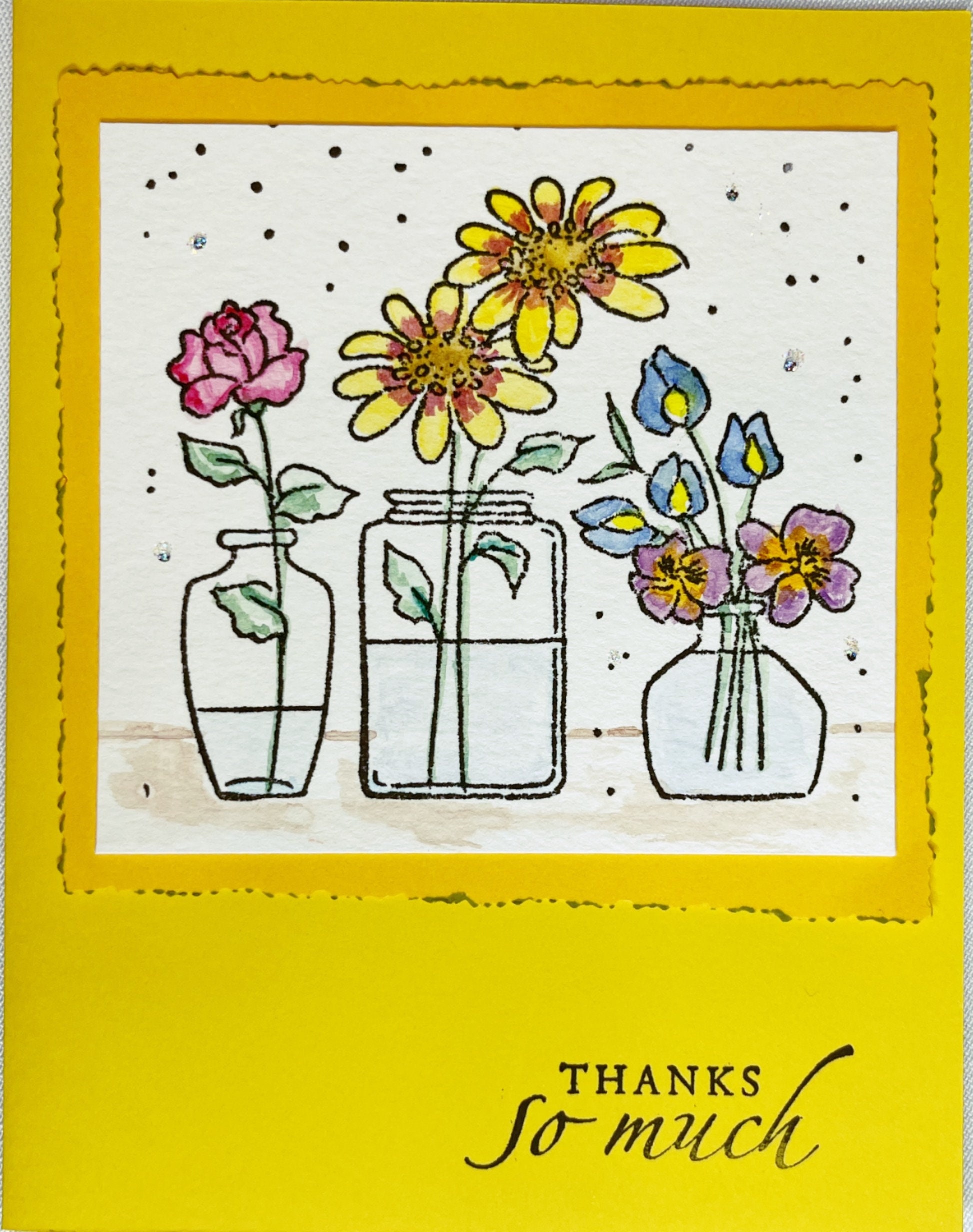 Thank You Cards Handmade Unique Special Way to Say Thanks Custom - Etsy