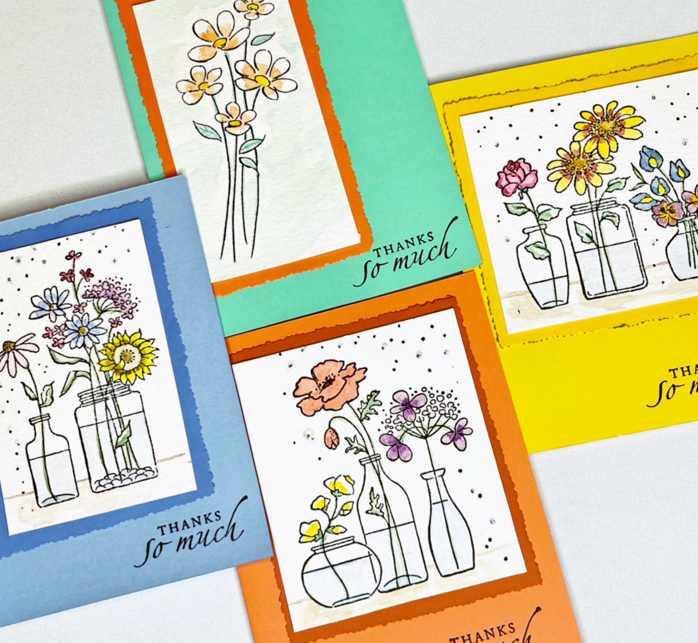 Thank You Cards Handmade Unique Special Way to Say Thanks Custom - Etsy