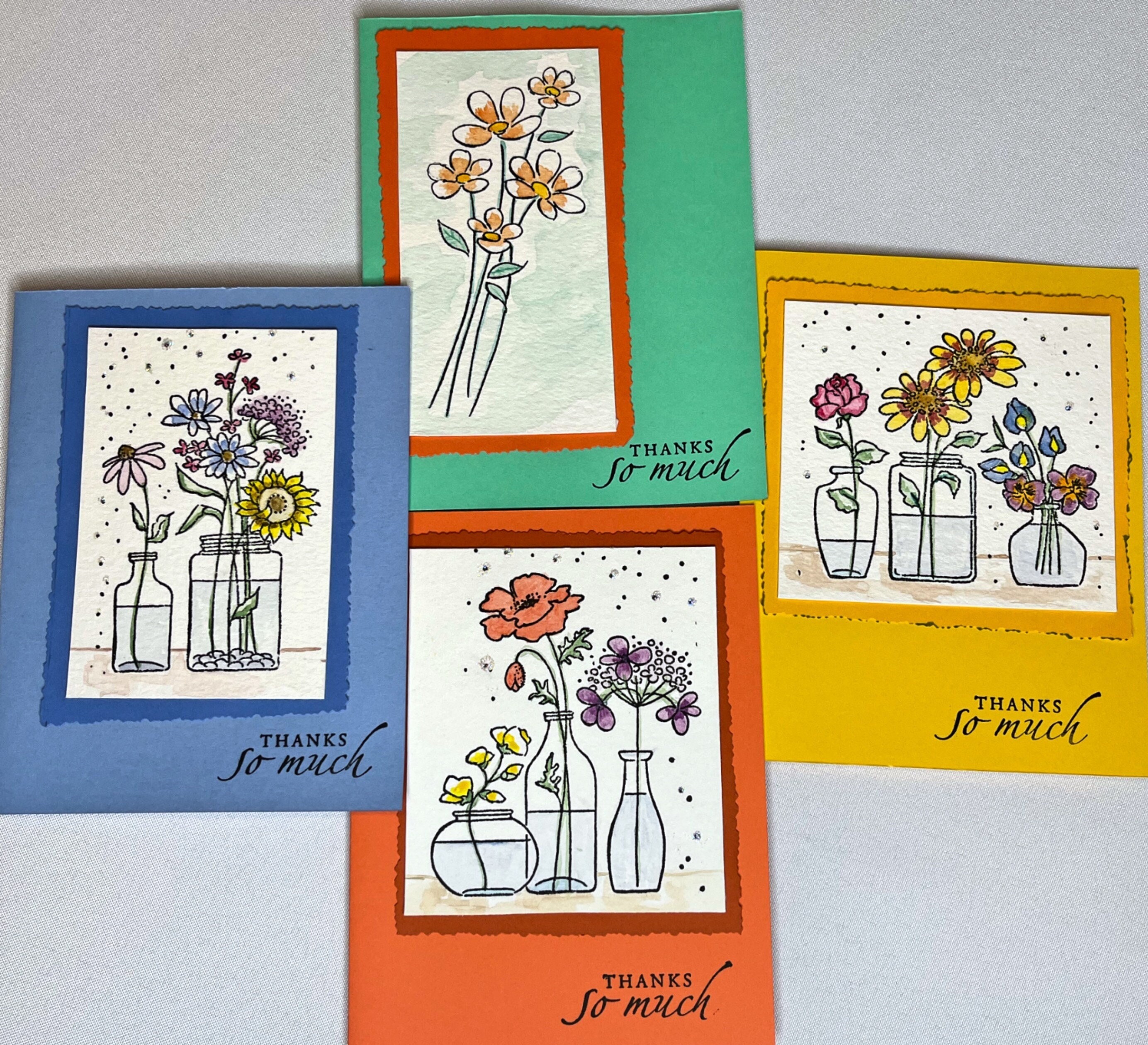 Thank You Cards Handmade Unique Special Way to Say Thanks Custom - Etsy