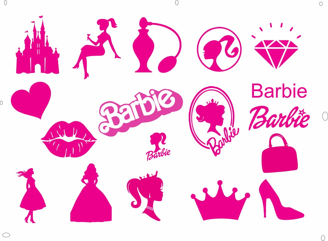 Barbiiie Svg Barbies SVG Baaarbie Silhouette Barrrbie Doll - Etsy
