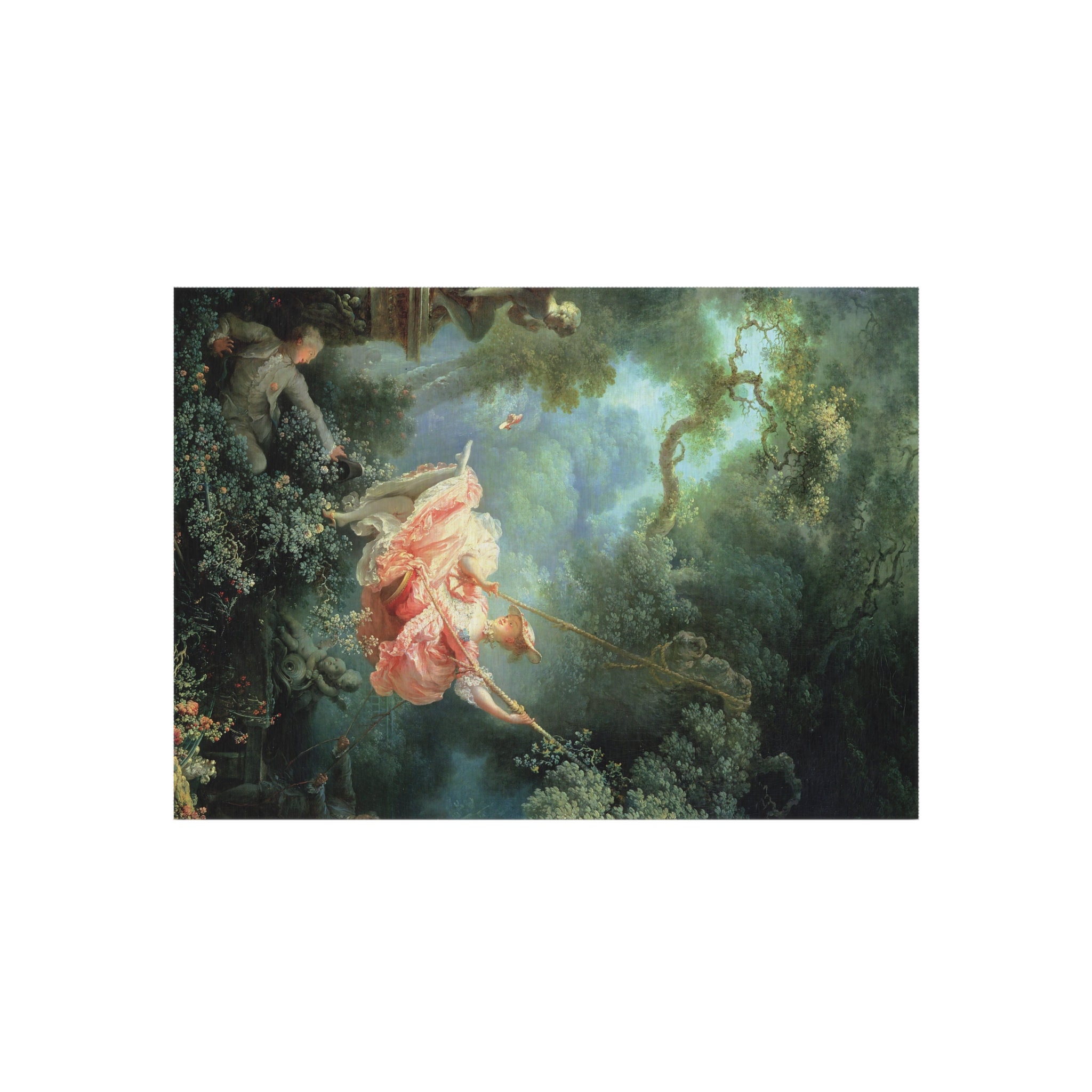 The Swing - Rococo Outdoor Rug - Vintage Art Jean-honoré Fragonard, Art ...
