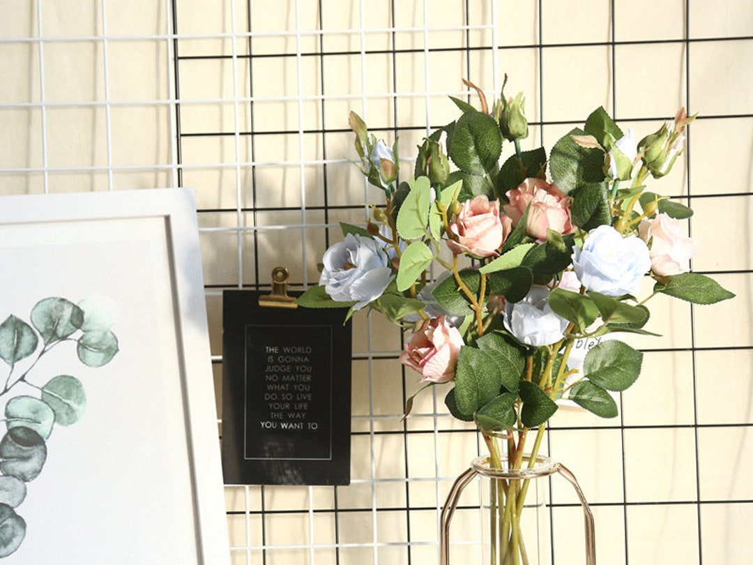 Artificial Rose Stems With Leaves Fake Flower Crafts Home - Etsy