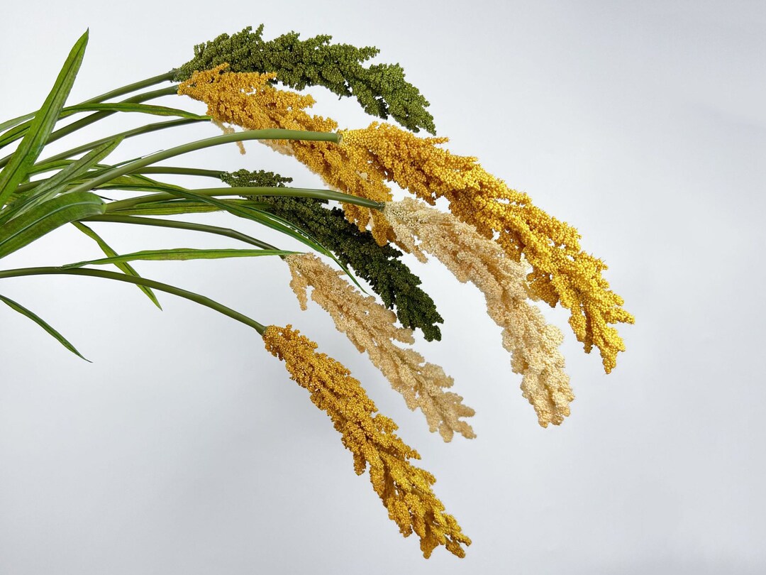Faux Cereal Plants, Realistic Millet Bouquets, Country Crop Stems ...