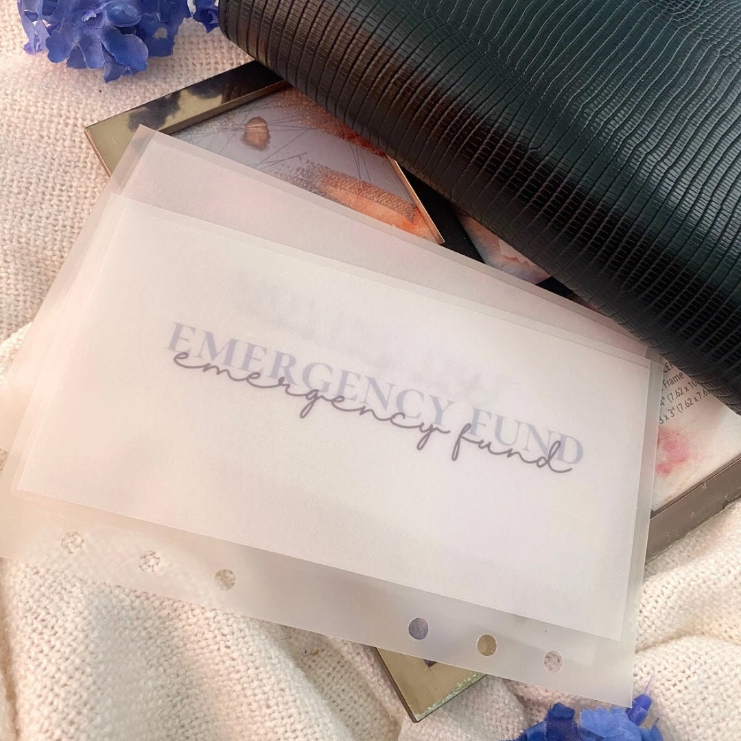 A6 Matte Envelope Cash Stuffing Envelope Money Budget Envelope Blue ...