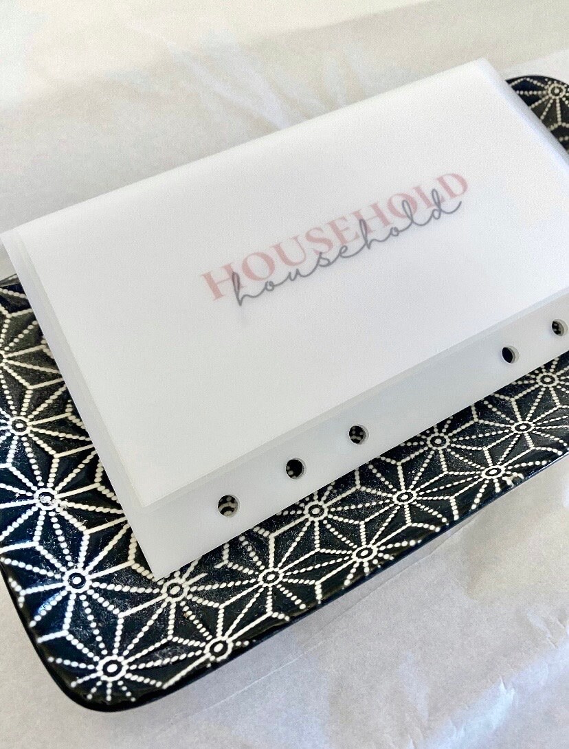 A6 Frosted Envelope Cash Stuffing Envelope Money Budget Envelope Pink ...