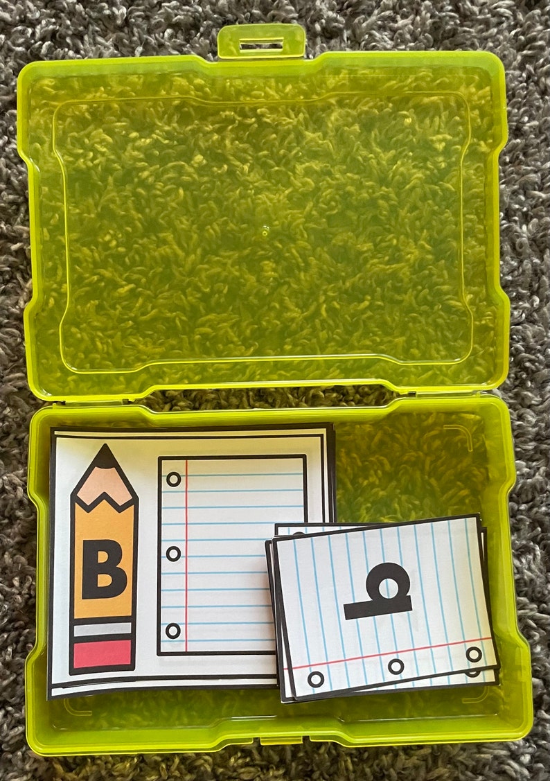 Alphabet Task Box Learning Game, Letter Matching, Letter Recognition - Etsy