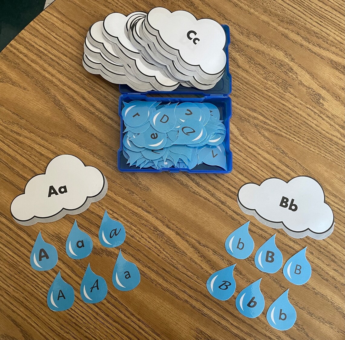 Alphabet Task Box Learning Game, Letter Matching, Letter Recognition - Etsy