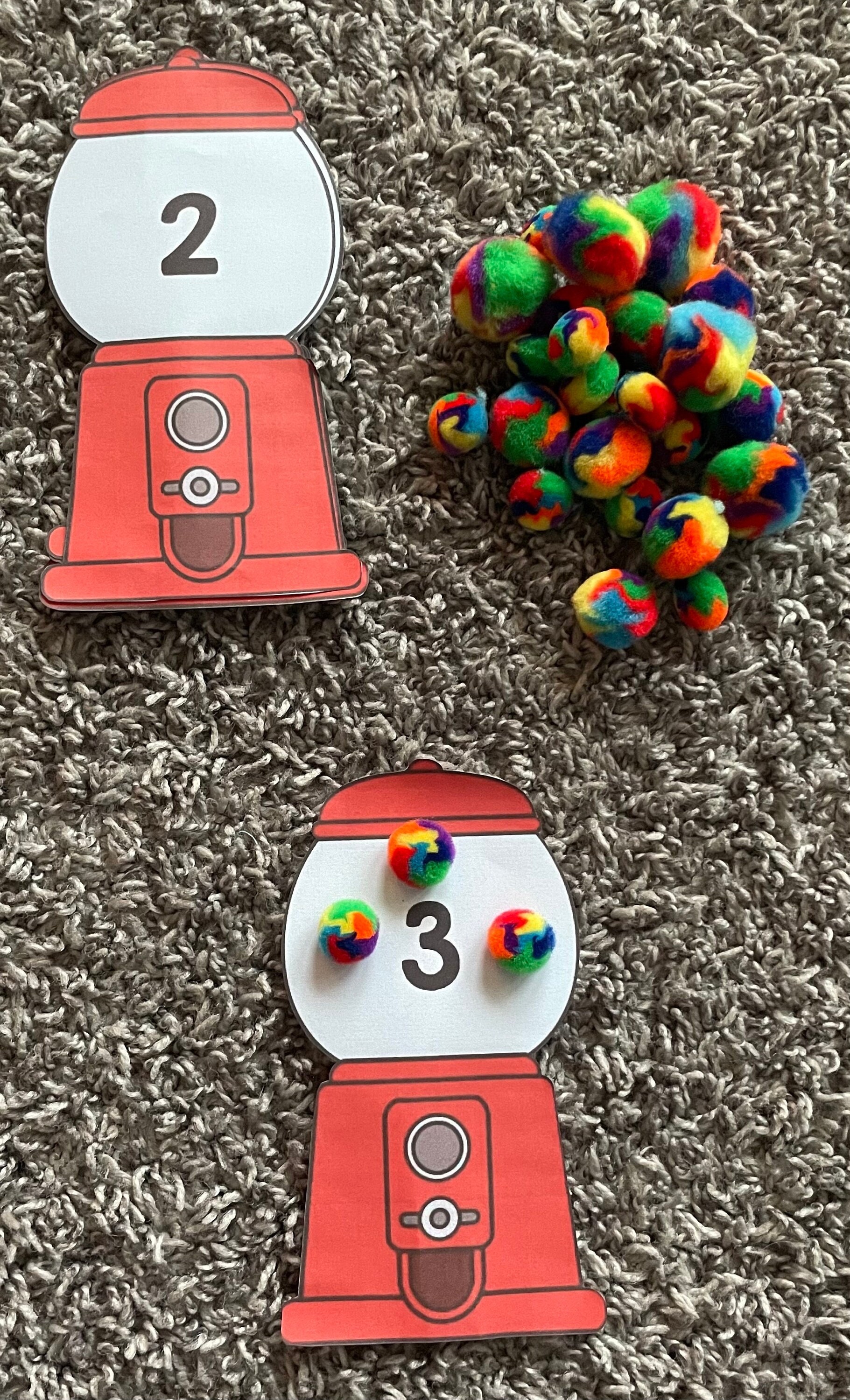 Task Box Counting 1-10 Learning Game for Preschool, Homeschool ...