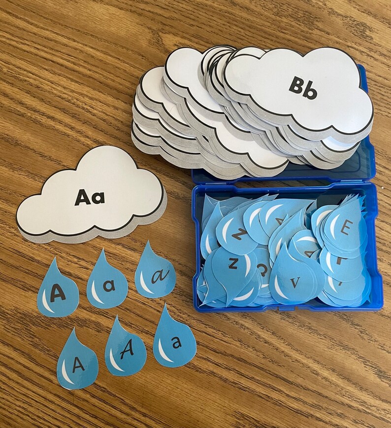 Alphabet Task Box Learning Game, Letter Matching, Letter Recognition - Etsy