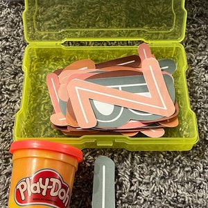 Task Box Learning Game, Letter Matching, Letter Recognition, Hands on ...