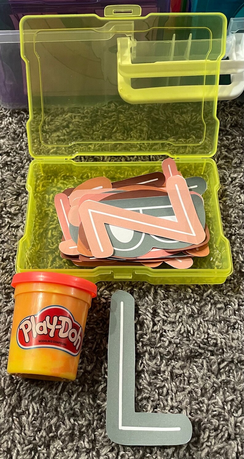 Task Box Learning Game, Letter Matching, Letter Recognition, Hands on ...