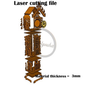 Laser Cut Dragon Clock 100cm SVG 3mm-4mm - Etsy