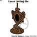 Laser Cut Desk Clock SVG 3mm,4mm,5mm,6mm - Etsy