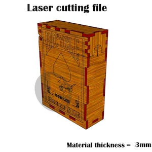 Laser Cut Card Box SVG 3mm-4mm - Etsy