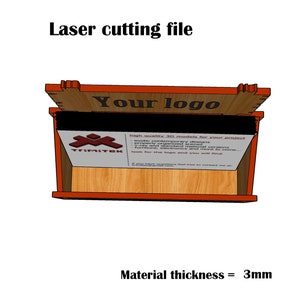 Laser Cut Business Card Holder SVG 2,7mm-3mm-4mm-6mm - Etsy