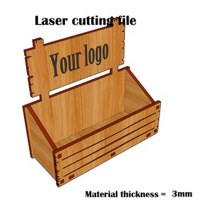 Laser Cut Business Card Holder SVG 2,7mm-3mm-4mm-6mm - Etsy