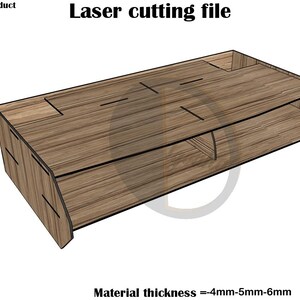 Laser Cut Monitor Desk SVG 4mm-5mm-6mm - Etsy