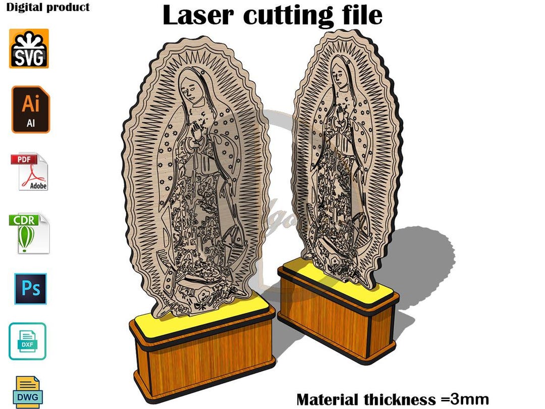 Laser Cut Virgins SVG-3MM - Etsy