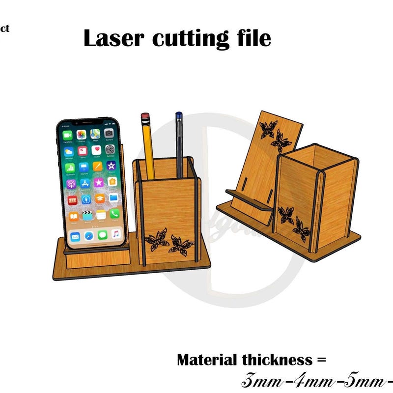 Pen Phone Stand - Etsy
