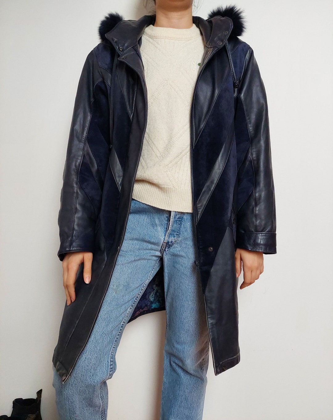 Made in Finland Blue Parka Coat, Bimark Leather Finland, Bimark ...