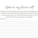 DIGITAL DOWNLOAD Letter to Your Future Self First Day of School ...