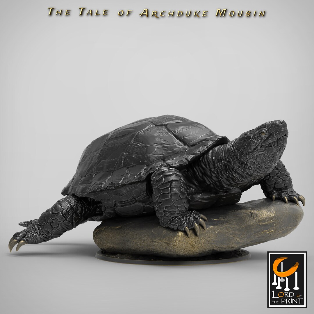 Turtle Miniature Ttrpg Turtle Miniature Statue - Etsy