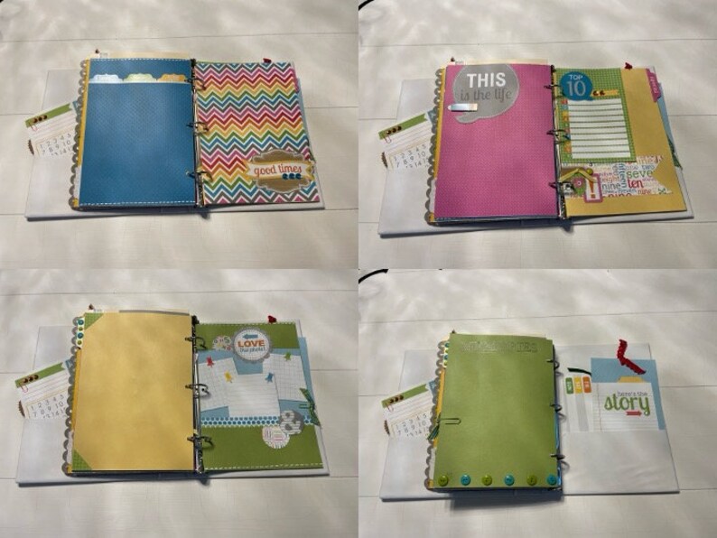 School Year Binder Scrapbook Album - Etsy