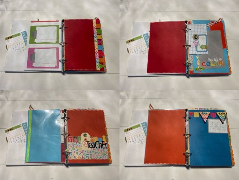School Year Binder Scrapbook Album - Etsy