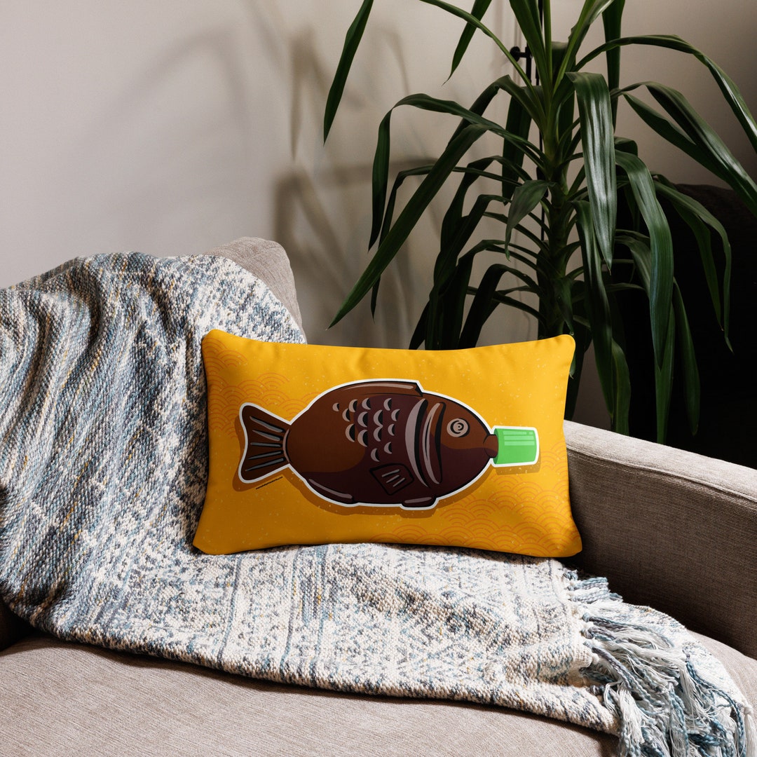 Shoyu Fish Pillow - Yellow - Etsy