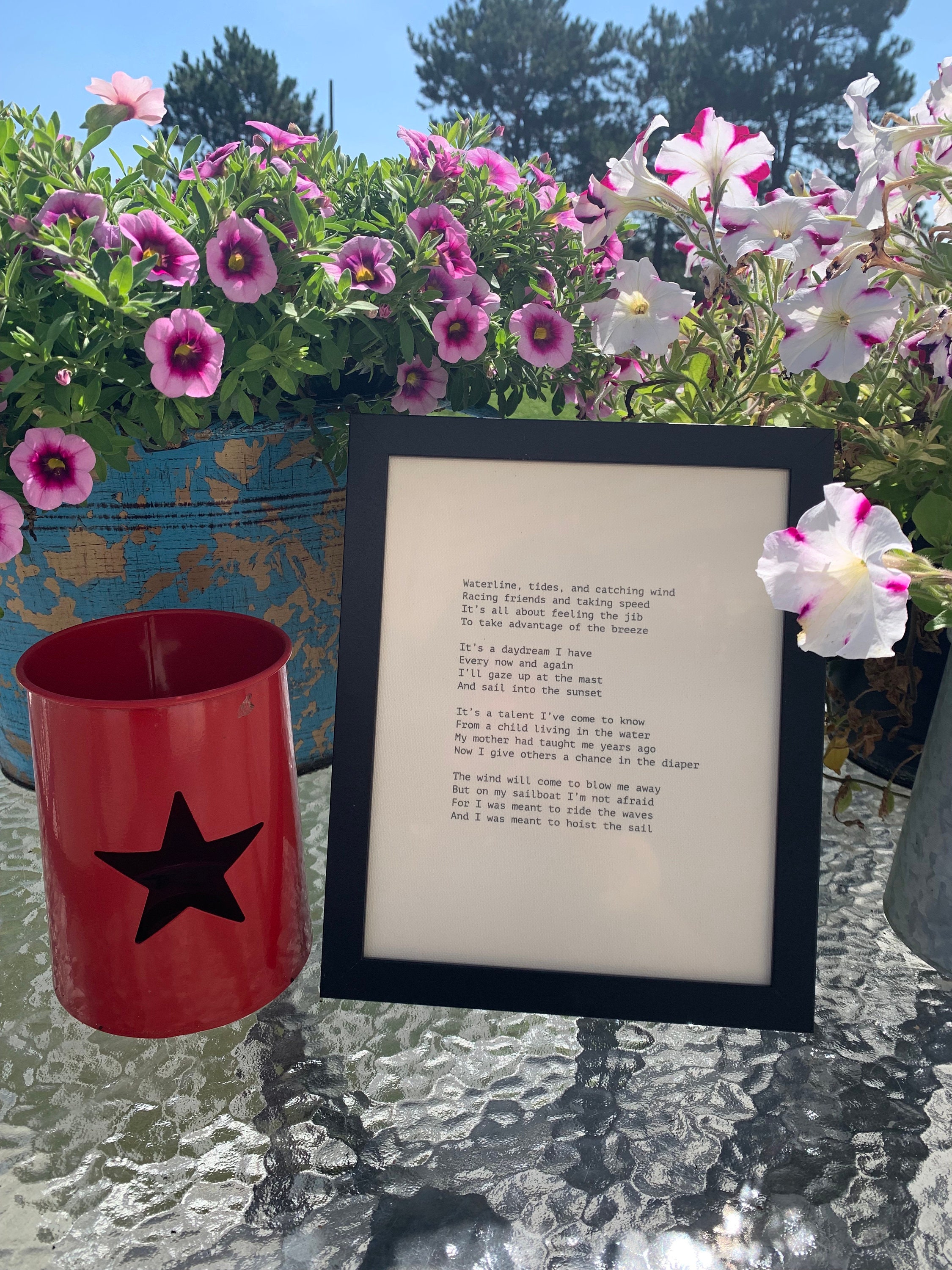 Personalized Poem, Custom Poem, Original Poem Made to Order, Framed ...