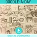 10 Month Doodle-a-day Challenge - Etsy